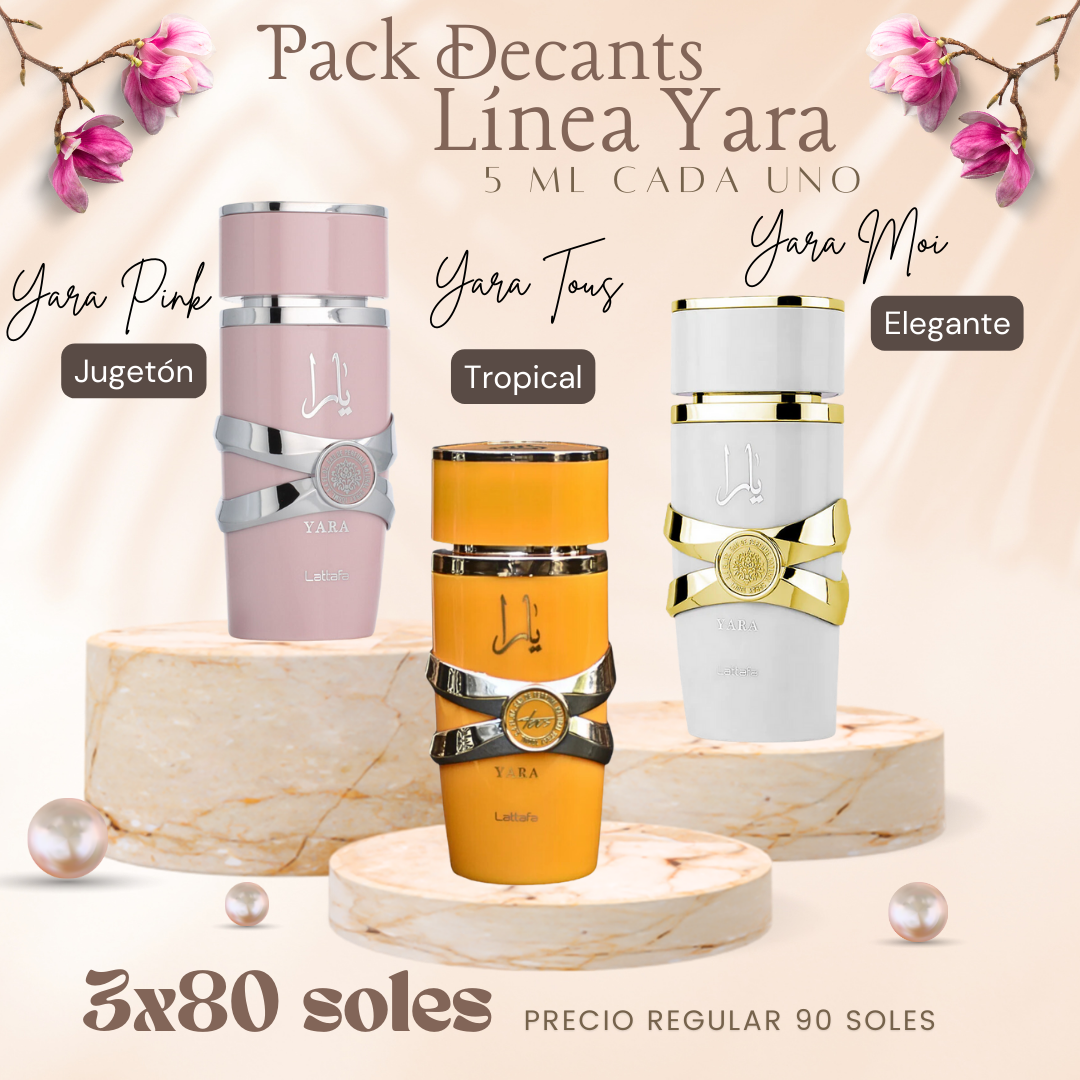 Pack Línea Yara - Lujo Perfume | Perfumería árabe