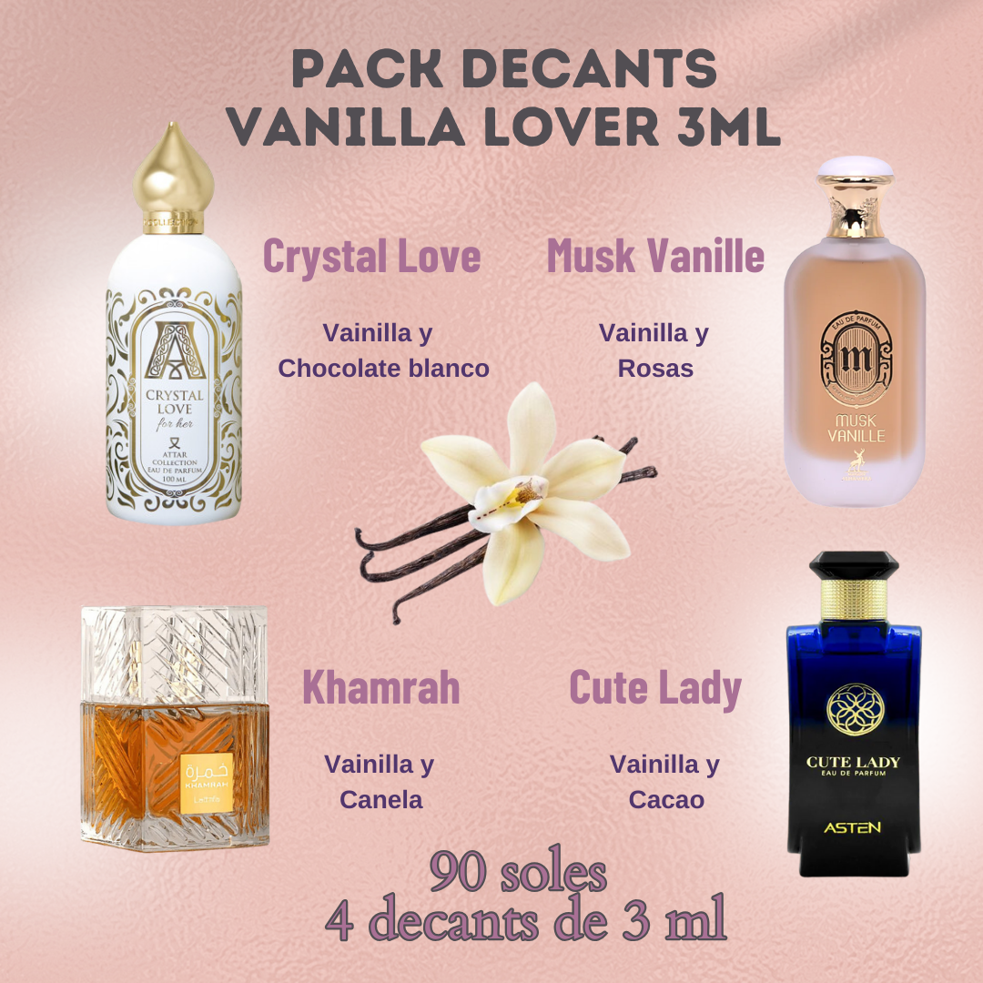 Pack Vanilla Lover - Perfumes y decants | Lujo Perfume