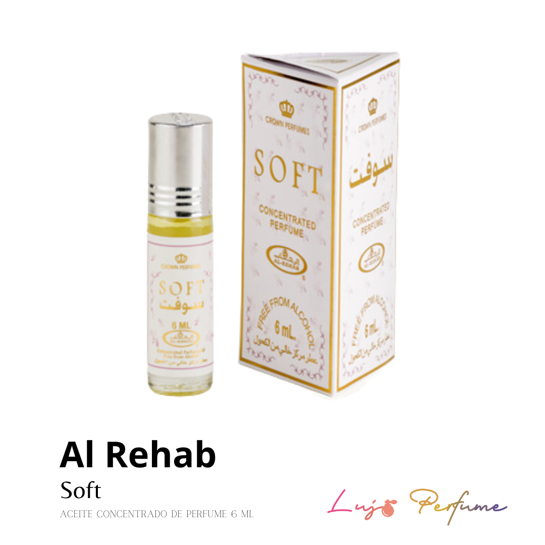 Soft Concentrated Perfume oil 6 ML by Al Rehab | Lujo Perfume Perú ...