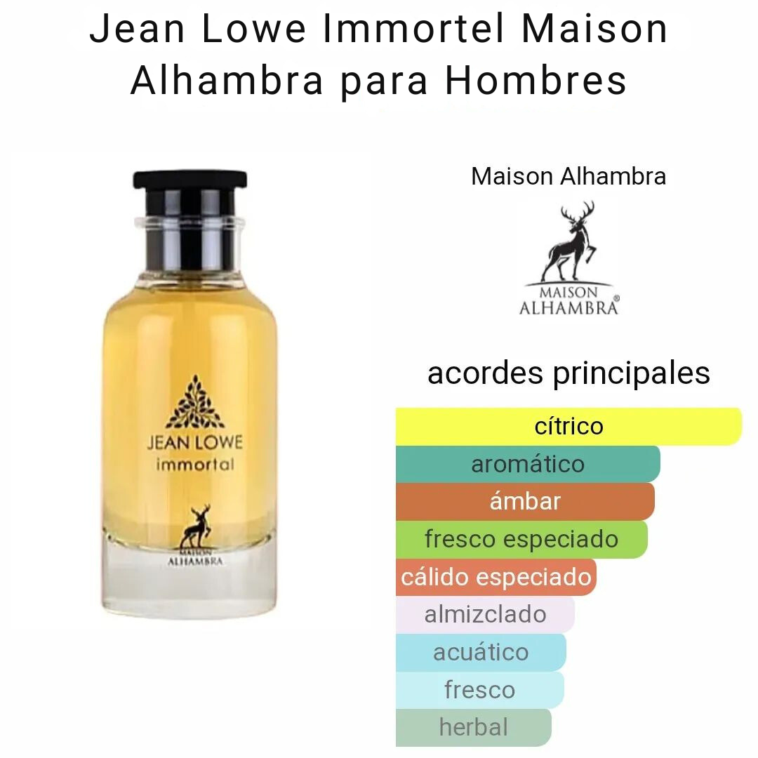 Jean Lowe Inmortel EDP | Perfume árabe Maison Alhambra | Perfumes y ...