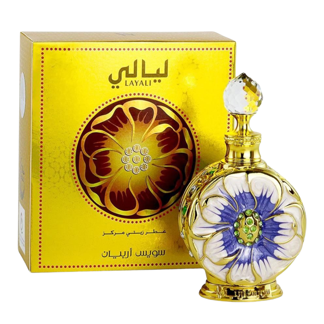 Layali Concentrated Perfume oil 15 ML by Swiss Arabian | Lujo Perfume ...