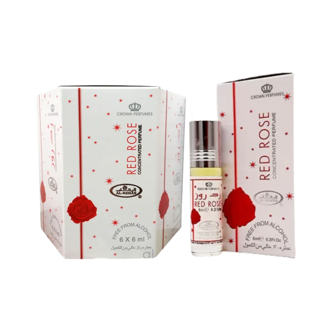 Red Rose Concentrated Perfume oil 6 ML | Perfume árabe de Al Rehab ...