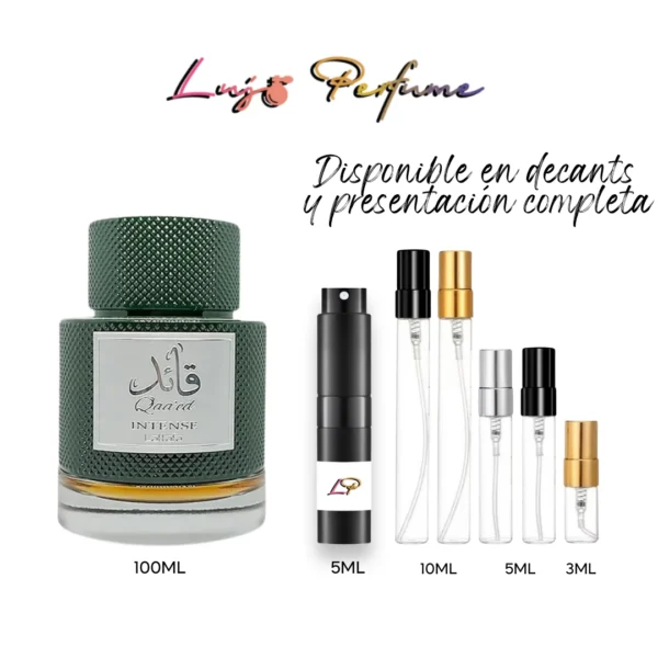 QAA'ED Intense EDP | Perfume árabe de Lattafa | Perfumes y decants ...