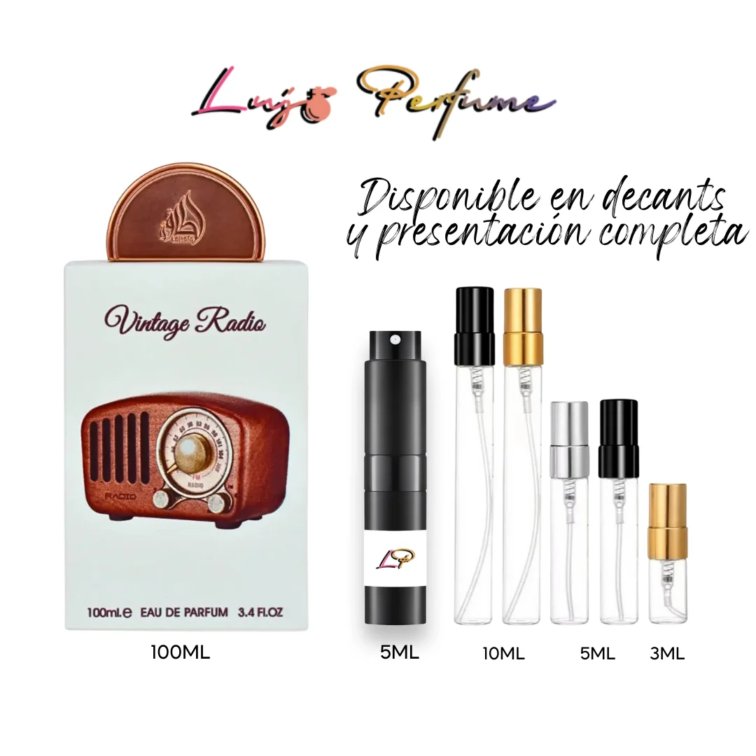 Vintage Radio EDP | Perfume árabe de Lattafa | Perfumes y decants ...